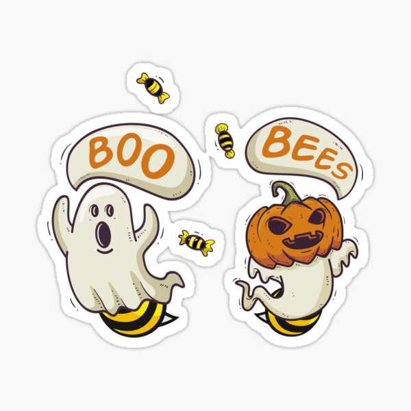 "Boo Bees - Bees Boo" Sticker for Sale by Alex-bubble | Redbubble