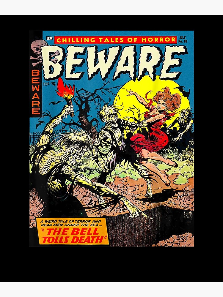 Póster «Beware Z0mbiess - Cómic Vintage Horror Zombie» de ...