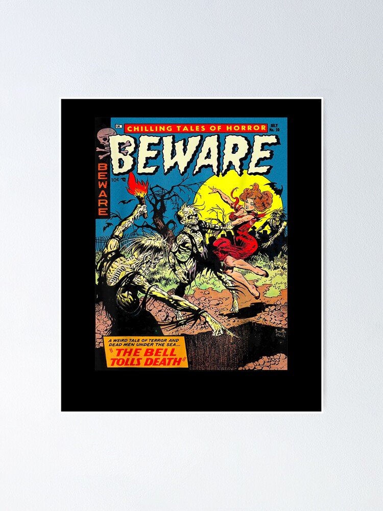 Póster «Beware Z0mbiess - Cómic Vintage Horror Zombie» de ...