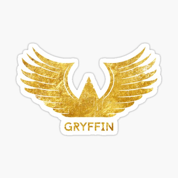 "GRYFFIN GOLD EDITION" Sticker for Sale by ravageset | Redbubble