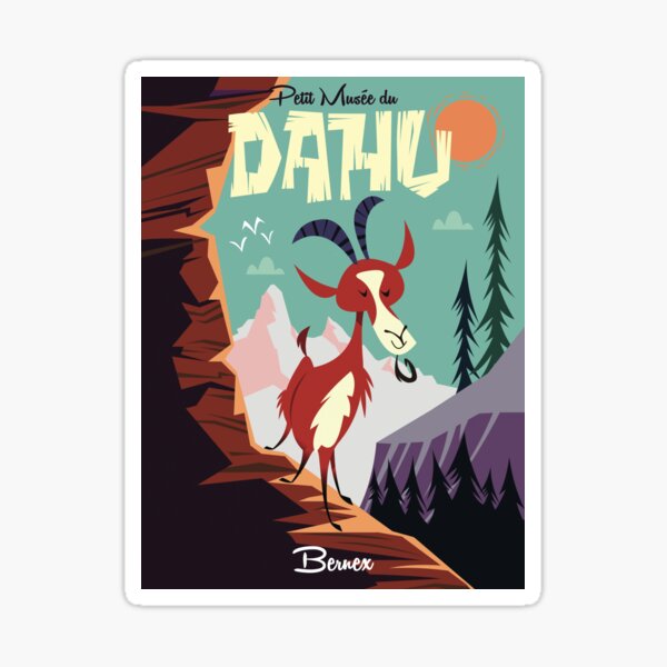 Sticker « Affiche Dahu », par GAGodel | Redbubble