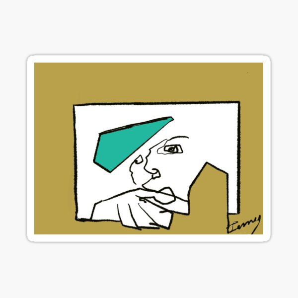 "Inner guidance" Sticker for Sale by AssemblageNY | Redbubble