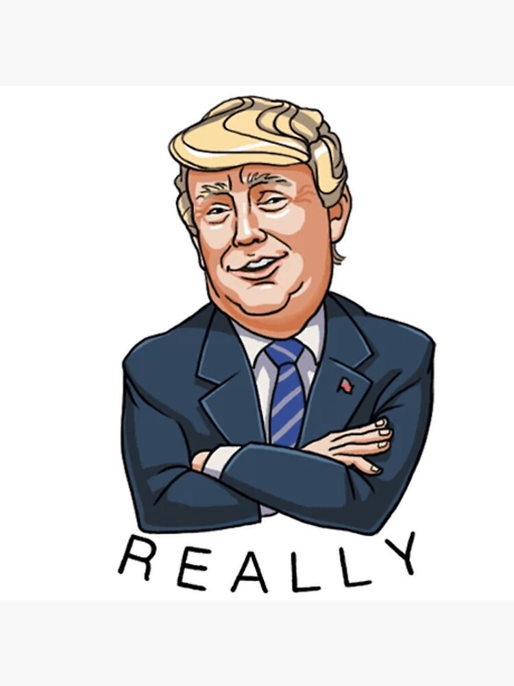 Cartoon Drawing Of Donald Trump Four Different Images Of Donald Trump