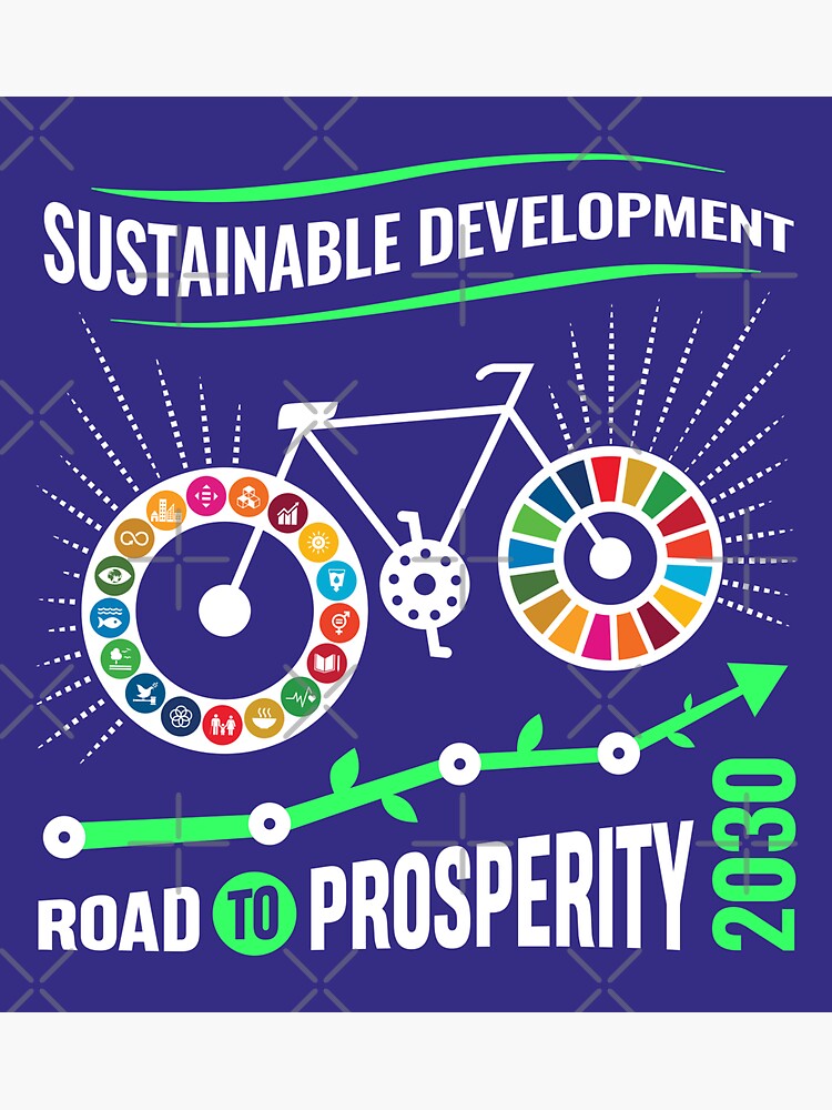 "Sustainable Development Goals UN SDGs" Sticker by tshirtdesignhub ...