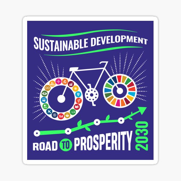 "Sustainable Development Goals UN SDGs" Sticker by tshirtdesignhub ...