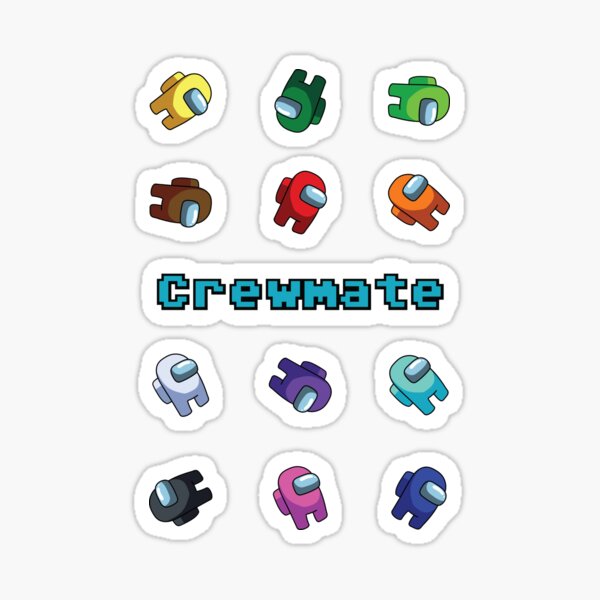 Among Us Galaxy Crewmate Stickers | Redbubble