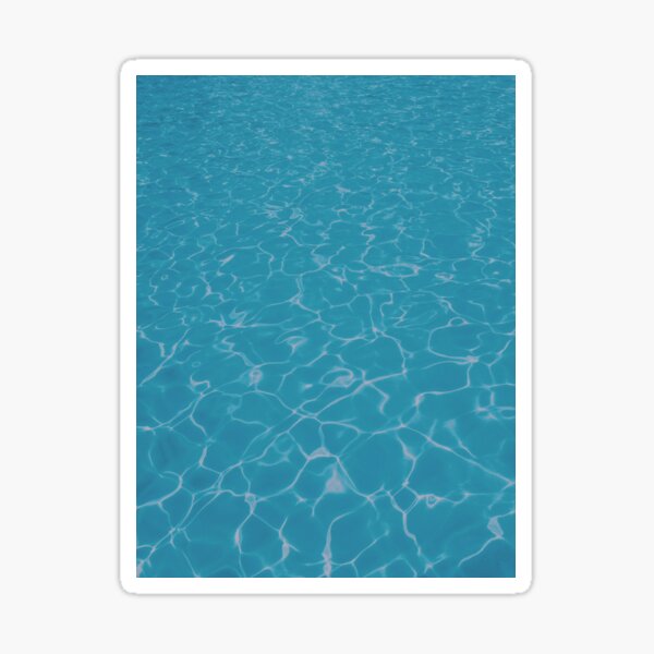 "Pure Blue Sea Water " Sticker by gunjan4 | Redbubble
