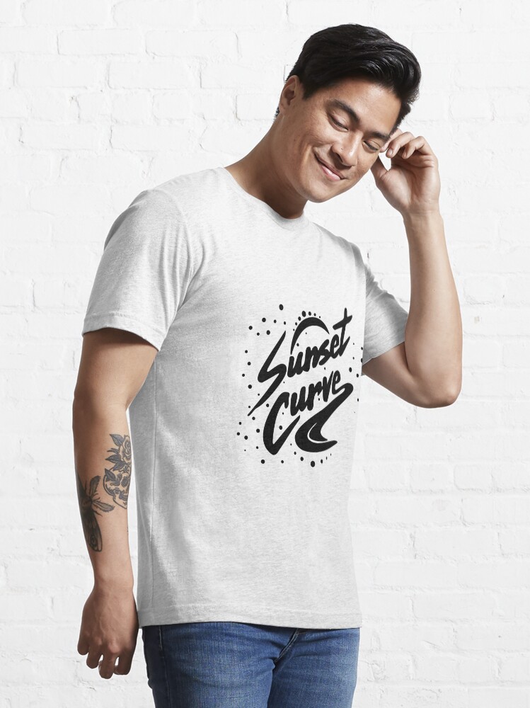 "sunset curve band ." T-shirt for Sale by iTeeDesign | Redbubble ...