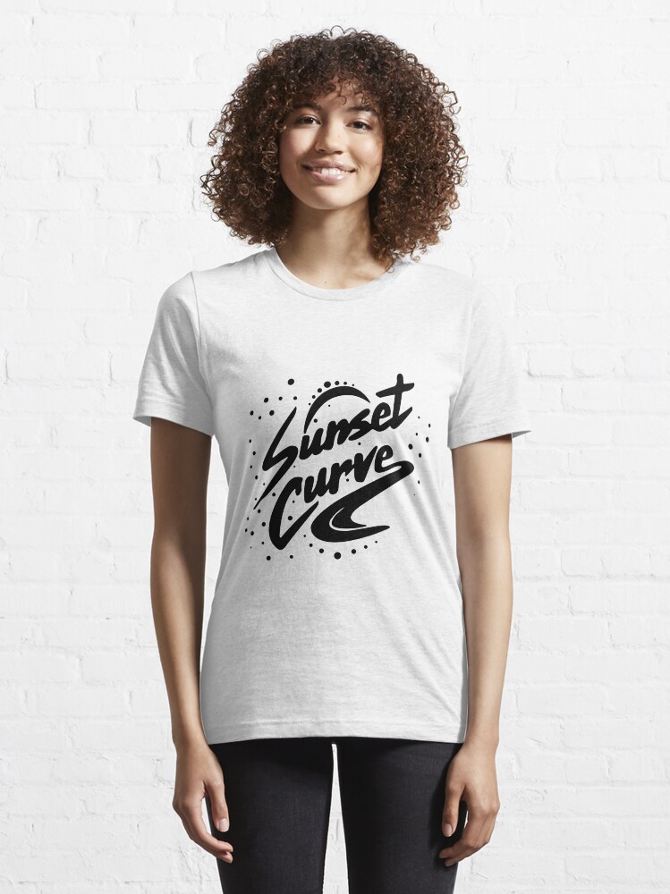 "sunset curve band ." T-shirt for Sale by iTeeDesign | Redbubble ...