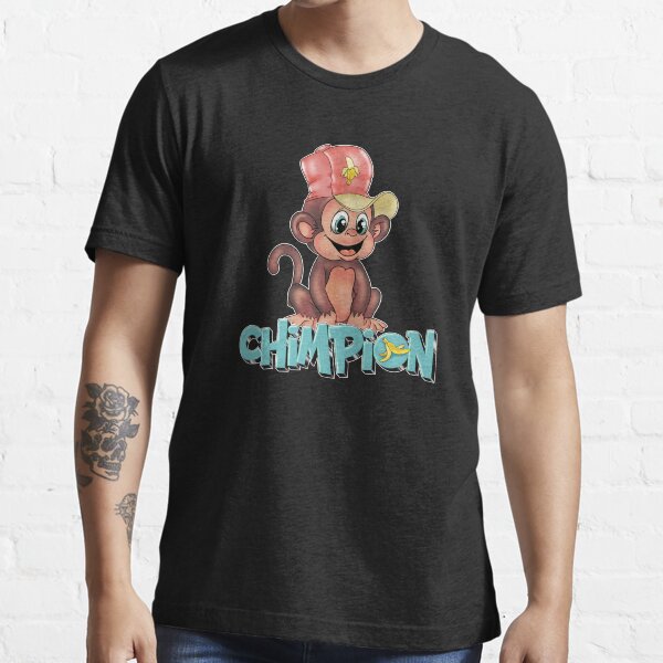 "Champion Chimp" T-shirt by BorzonArt2020 | Redbubble | monkey t-shirts ...