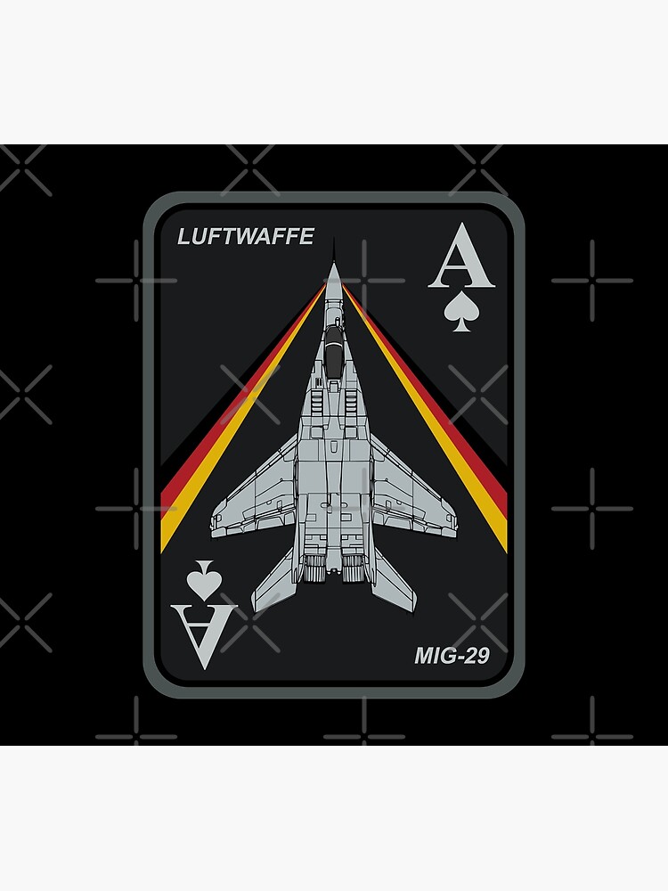 "Mig-29 Fulcrum Luftwaffe Patch" Poster for Sale by StrongVlad | Redbubble