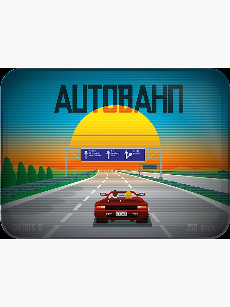 "Autobahn" Poster by Mansemat | Redbubble