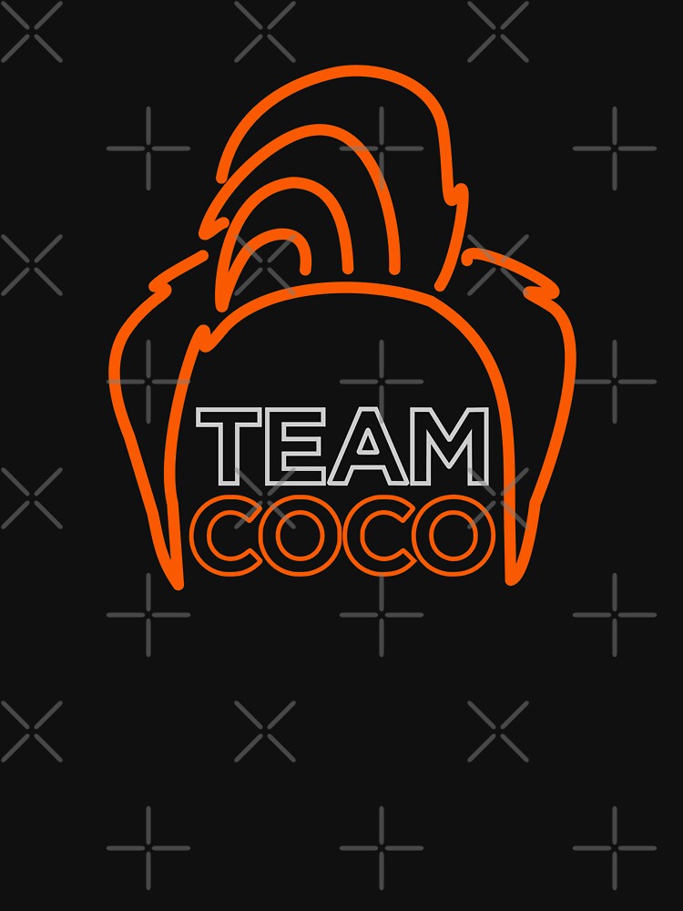 "Team COCO (The Hair)" T-shirt for Sale by splode | Redbubble | team coco t-shirts - teamcoco t ...