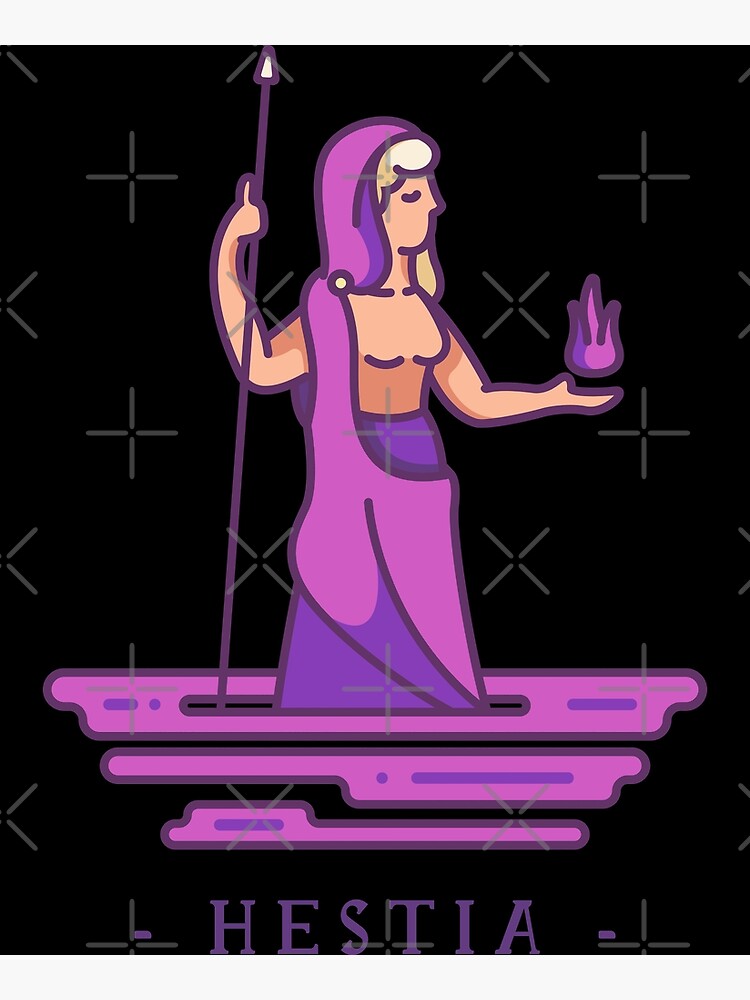 "Hestia Greek Mythology" Poster by Mimic-Gaming-Co | Redbubble