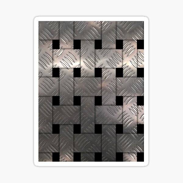 "Metal lattice " Sticker for Sale by rich-jam | Redbubble