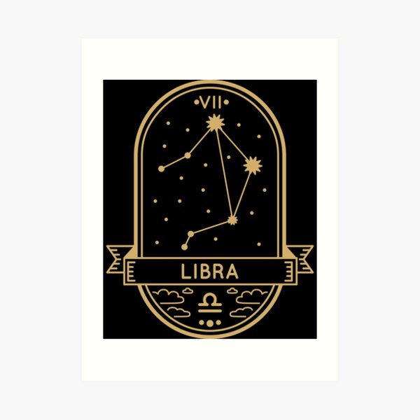 "Libra Gold Sigil" Art Print for Sale by Mimic-Gaming-Co | Redbubble