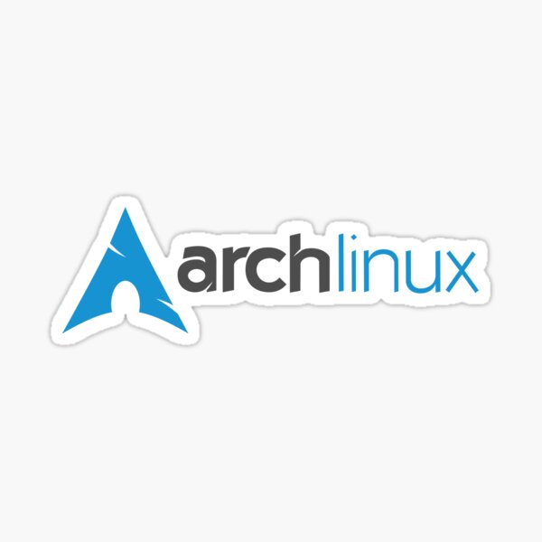 "Arch Linux" Sticker by brokenkneestees | Redbubble
