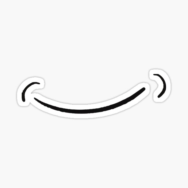 Cartoon Mouth Smile Stickers | Redbubble