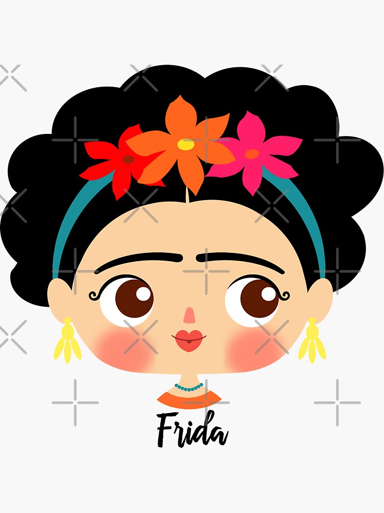 Pegatina «Frida Kahlo - Celebrities - D2» de winva79 | Redbubble