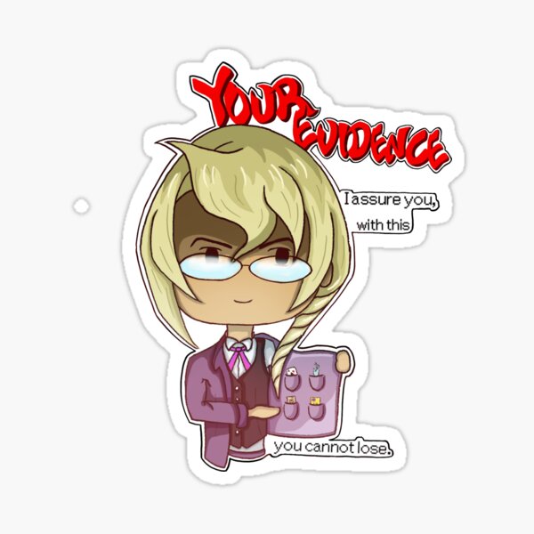 "Kristoph Gavin - Your Evidence" Sticker for Sale by Izzie-Designs ...