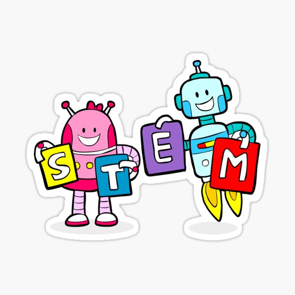 "STEM - Science Technology Engineering And Mathematics Child" Sticker ...