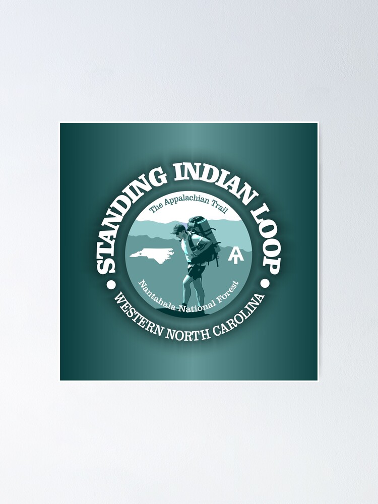 "Standing Indian Loop (T)" Poster for Sale by curranmorgan | Redbubble