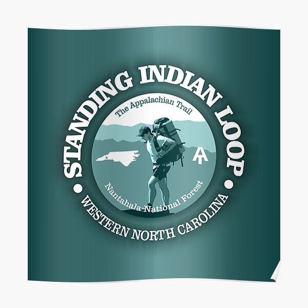 "Standing Indian Loop (T)" Poster for Sale by curranmorgan | Redbubble