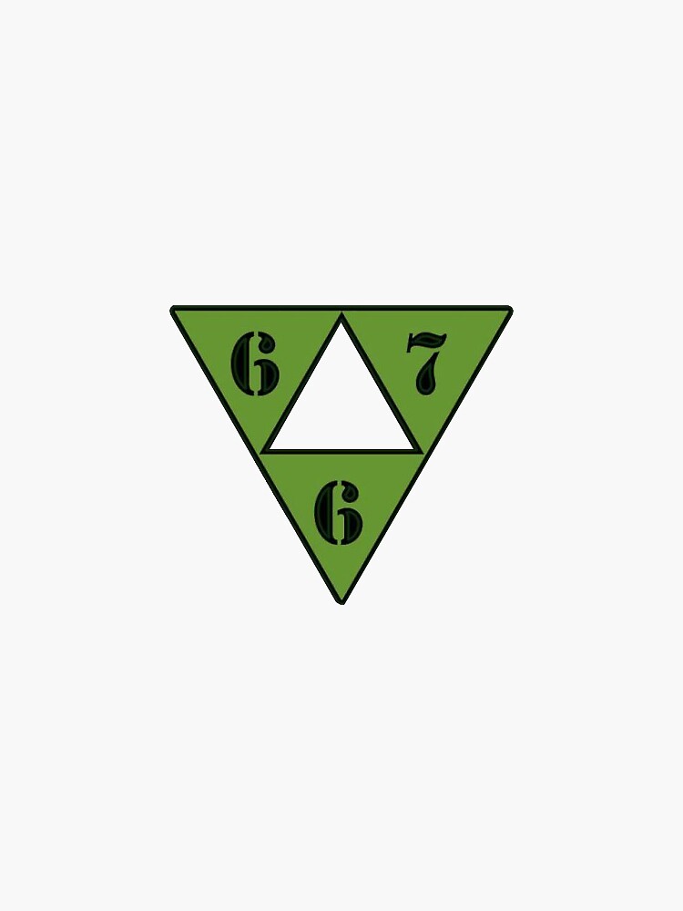 "667 logo" Sticker by Kadeon | Redbubble