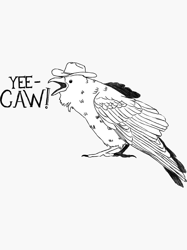 "Yee-Caw!" Sticker for Sale by bardboys | Redbubble