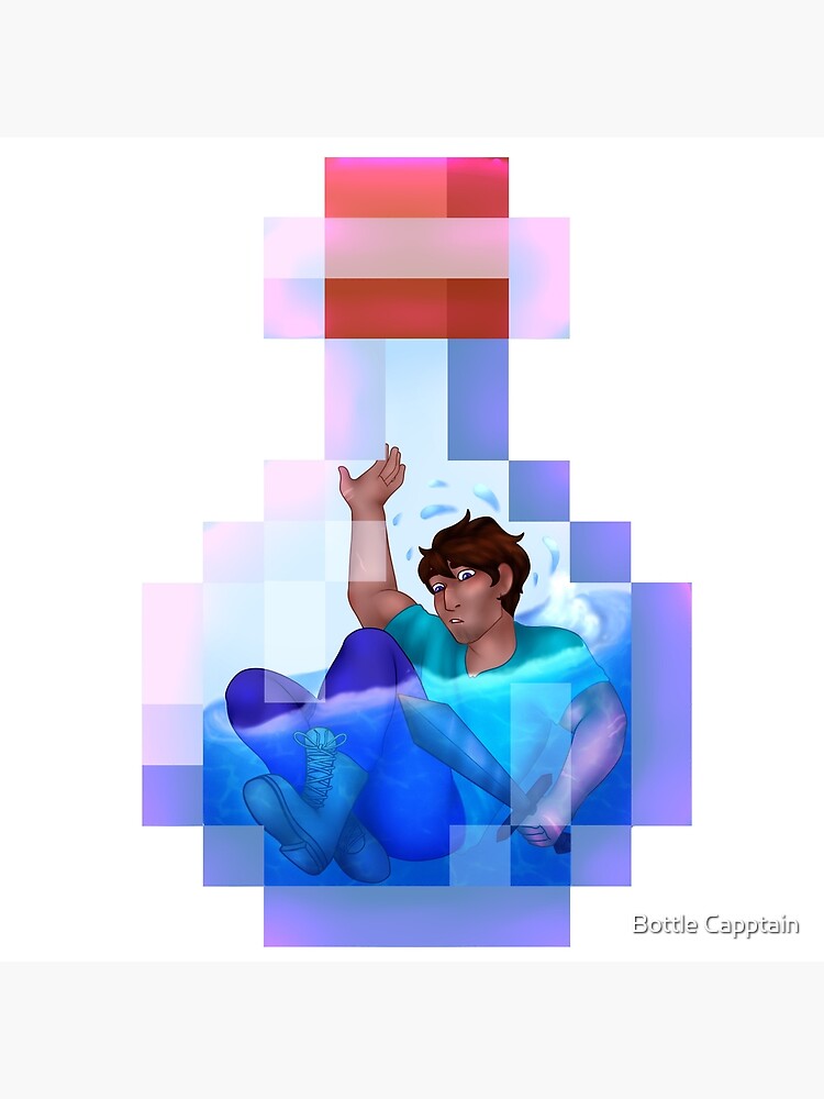 "Minecraft - Steve in a potion" Poster for Sale by artistic-nerd ...