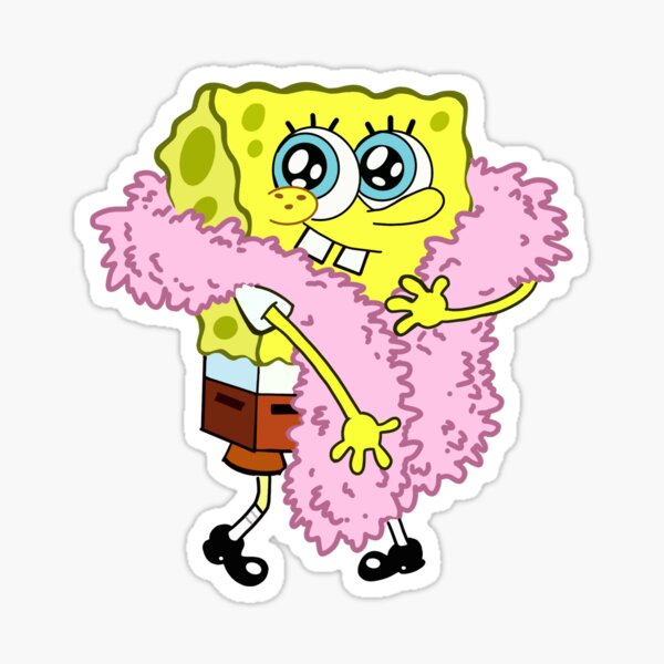 "cute spongebob" Sticker for Sale by gracesippel | Redbubble