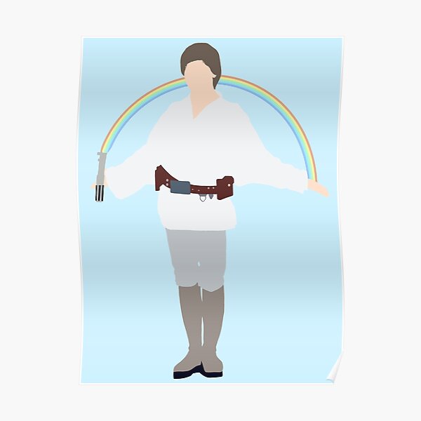 "Luke Rainbow" Poster by immelissasavin | Redbubble