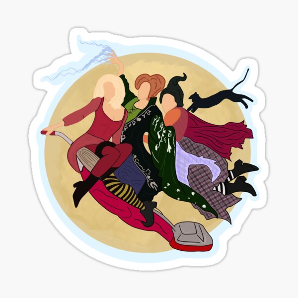 "Hocus Pocus (Winifred, Sarah, and Mary)" Sticker for Sale by ...