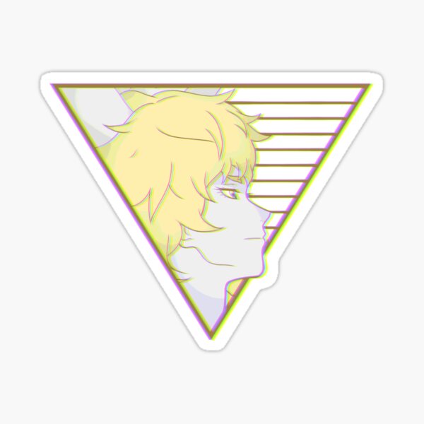 "Ryo Asuka Vaporwave" Sticker by GRIMMHERO | Redbubble