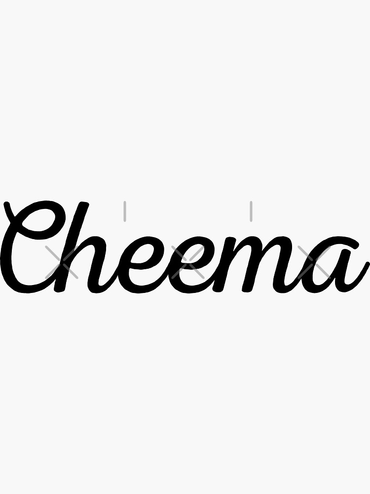 "Punajbi surname (Cheema)" Sticker for Sale by ArtRiver | Redbubble