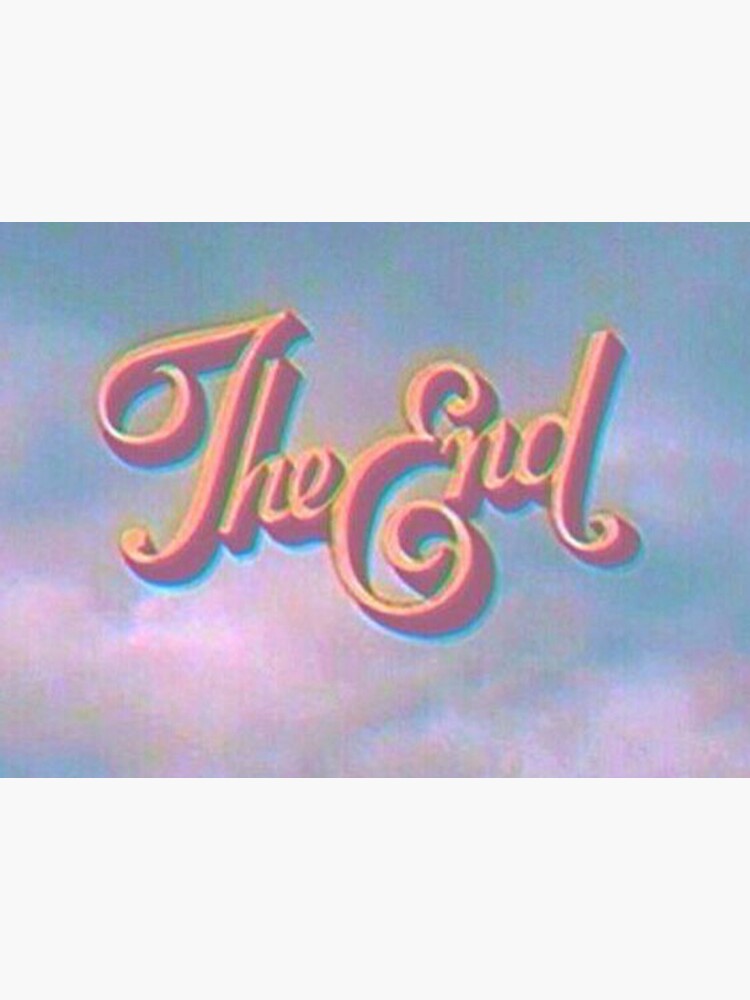 "The End" Sticker by puxxi | Redbubble