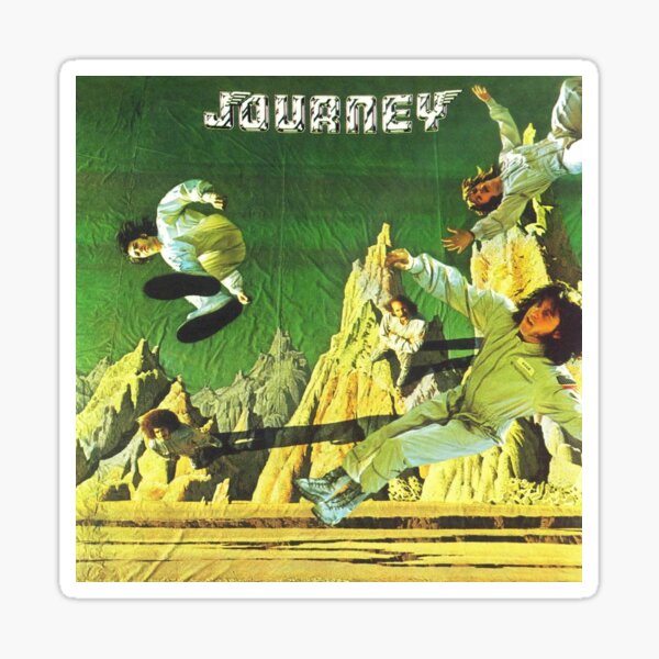 "journey band 1975 journey 2021 oranye" Sticker by pena6 | Redbubble