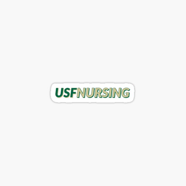 "usf nursing" Sticker for Sale by p4percut | Redbubble