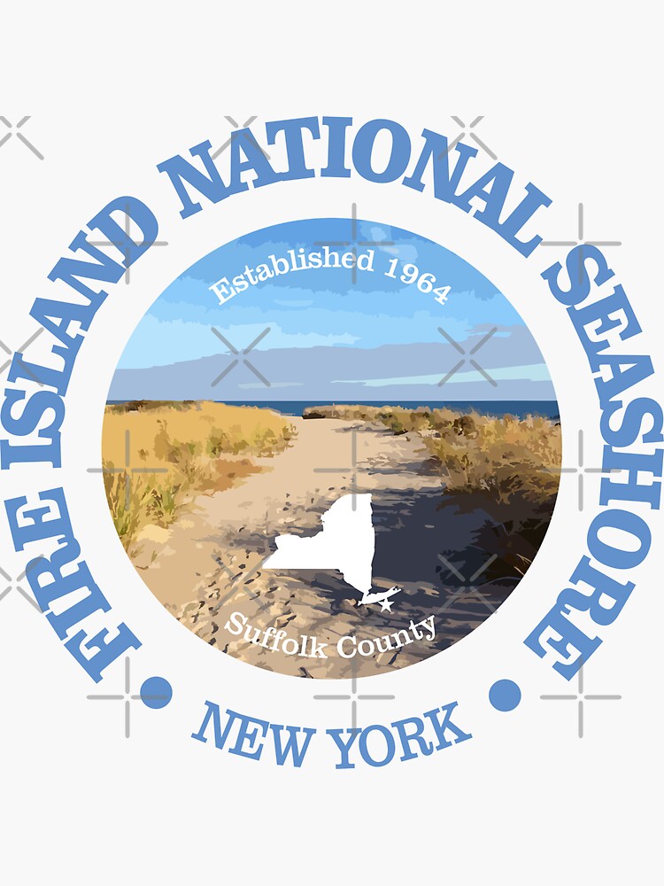"Fire Island National Seashore (NP)" Sticker for Sale by curranmorgan ...