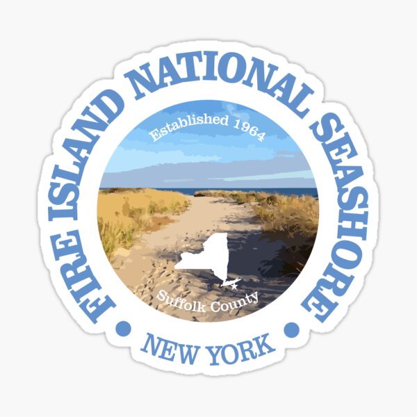 "Fire Island National Seashore (NP)" Sticker for Sale by curranmorgan ...