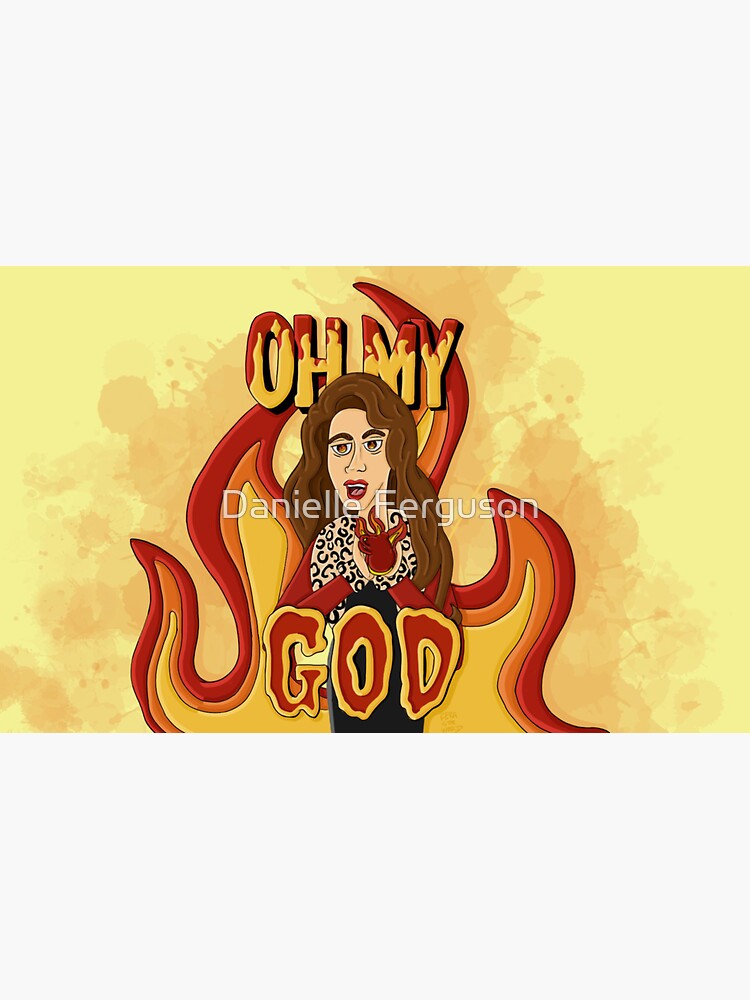 "JANICE!" Sticker for Sale by fergistheword | Redbubble