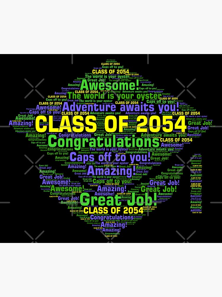 "Class of 2054" Poster for Sale by HappinessWorld | Redbubble
