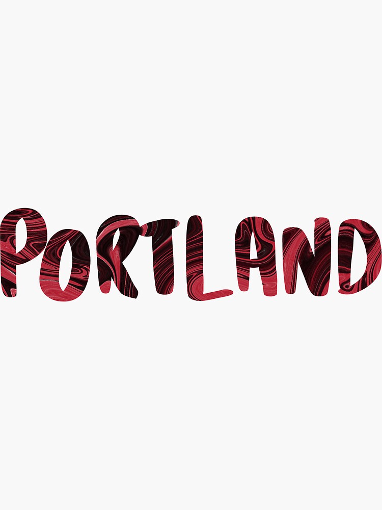 "Portland Thorns" Sticker by wrebekah11 | Redbubble