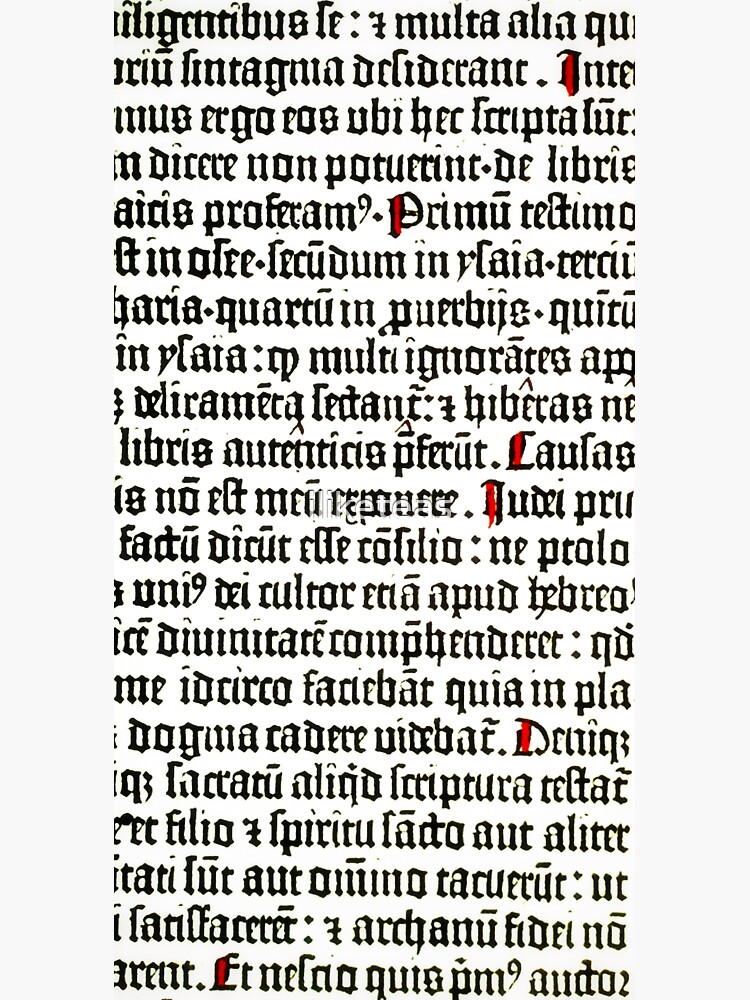 "Medieval Script" Sticker for Sale by iliketeas | Redbubble