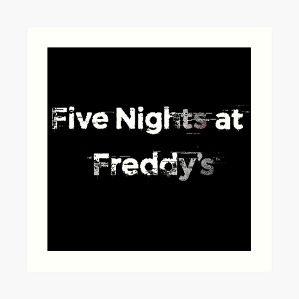 "Five Nights at Freddy's Security Breach Symbol Logo" Art Print for ...