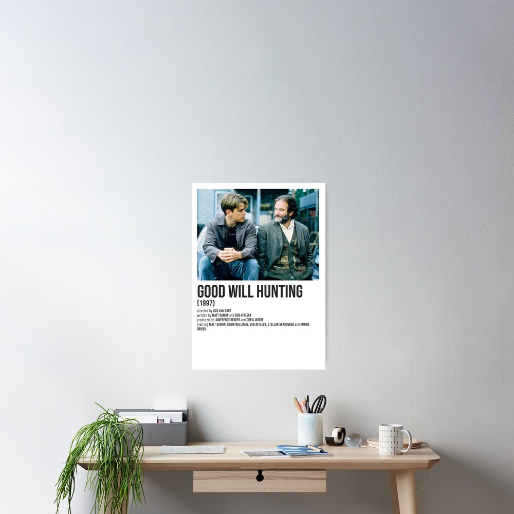"GOOD WILL HUNTING POSTER " Poster by reesegivens | Redbubble