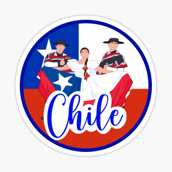 "Chile" Sticker for Sale by SimplyVanza | Redbubble