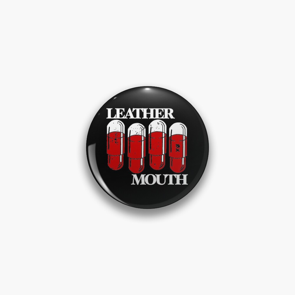 "leathermouth" Pin for Sale by harajokeu | Redbubble