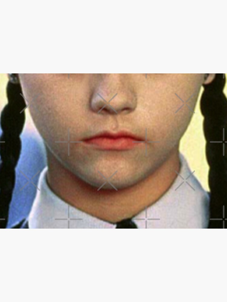 "Wednesday Addams" Mask by LunaNoodleArt | Redbubble