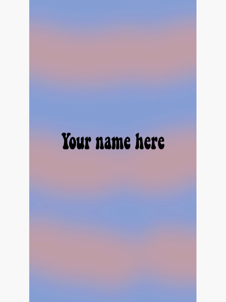 "You’re name here" Sticker for Sale by AFG-DESIGN | Redbubble